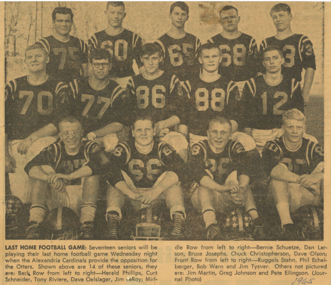 Football Team 1965